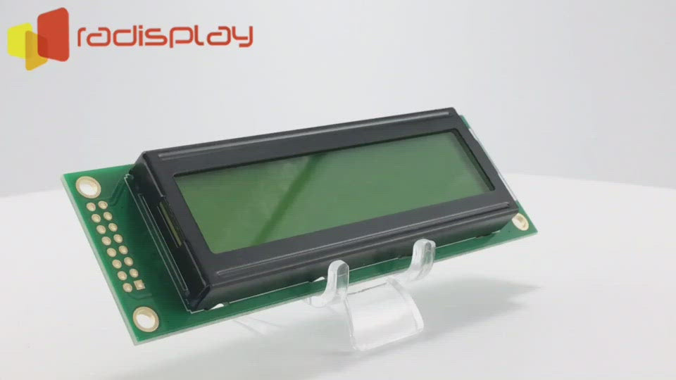 20x2 LCD Display Module (RD2002A), 2002 Character (Alphanumeric) Display – Radiant Electronics ...
