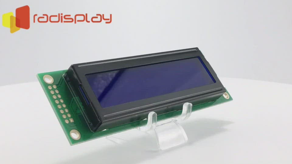 20x2 LCD Display Module (RD2002A), 2002 Character (Alphanumeric) Display – Radiant Electronics ...